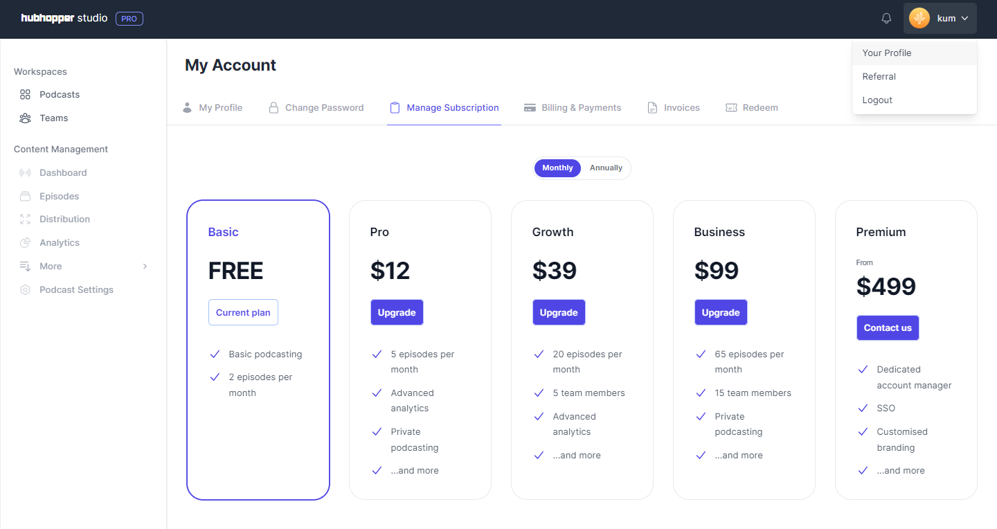 New and Improved Hubhopper Dashboard: A Guide to Navigating the Updated Interface – Hubhopper ...